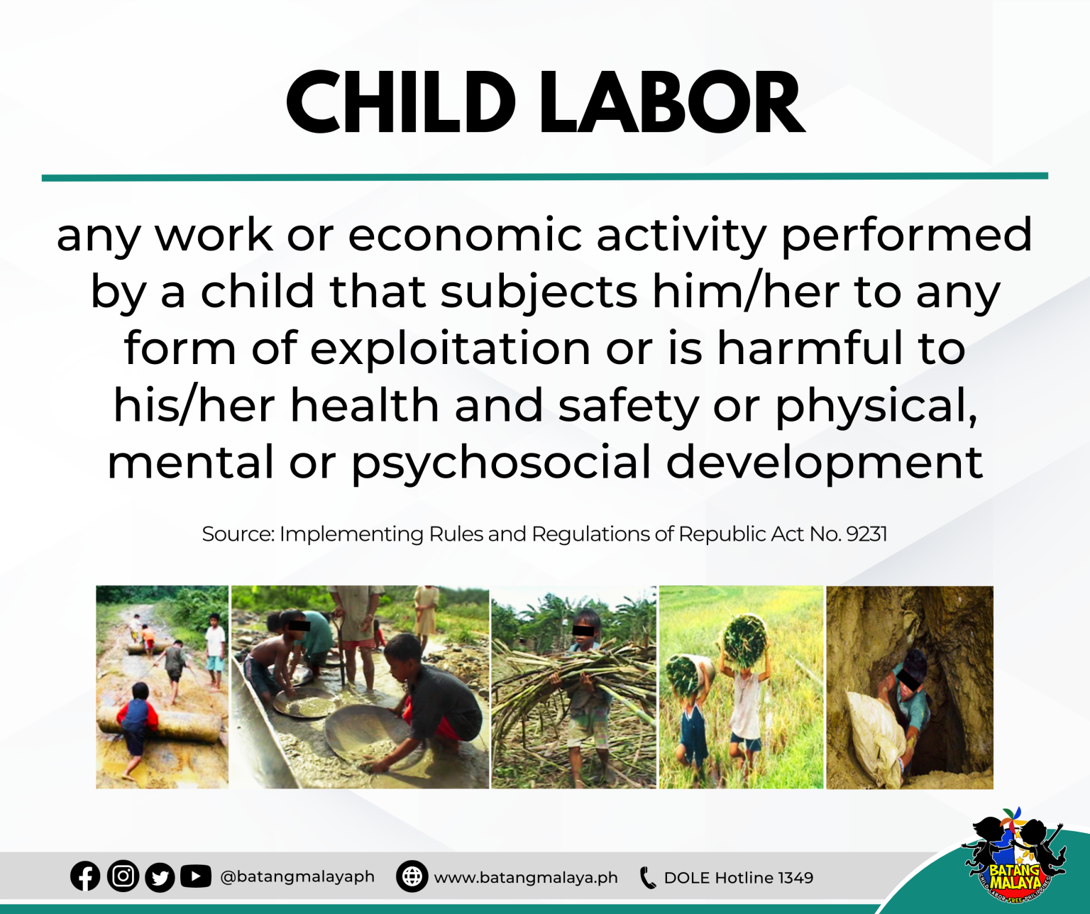 Manuals and Infographics - Batang Malaya